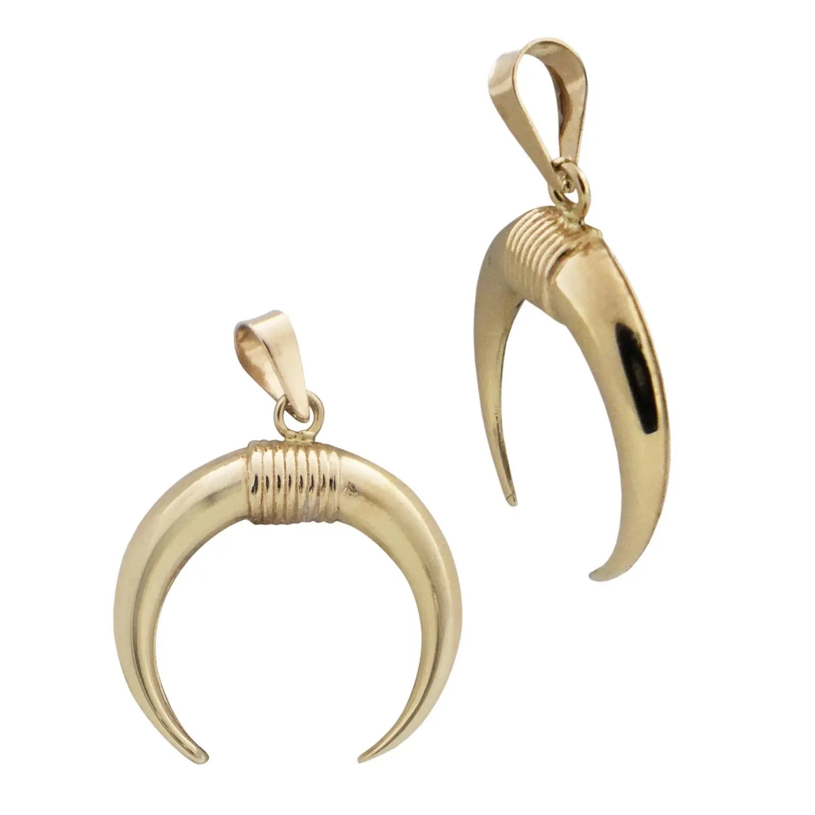 Double Tiger Tooth Tusk Charm - norVoski